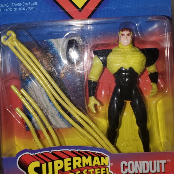 kenner | Toys | Superman Man Of Steel Aka Conduit Action Figure Kenner ...